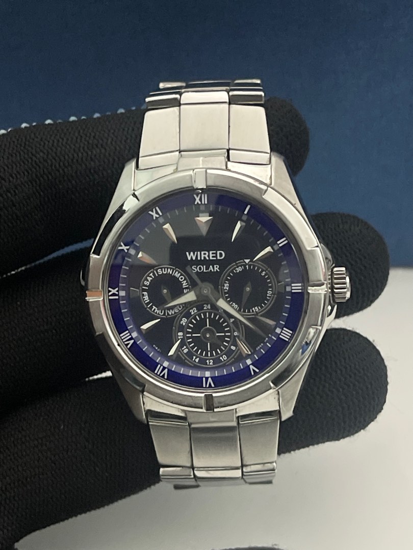 Seiko Wired Chronograph Solar Watch, Men's Fashion, Watches ...