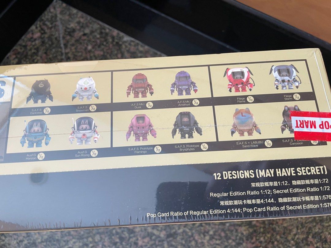 Sell Pop Mart: Labubu Monsters Ma.K. Robot Full Set, Hobbies & Toys ...