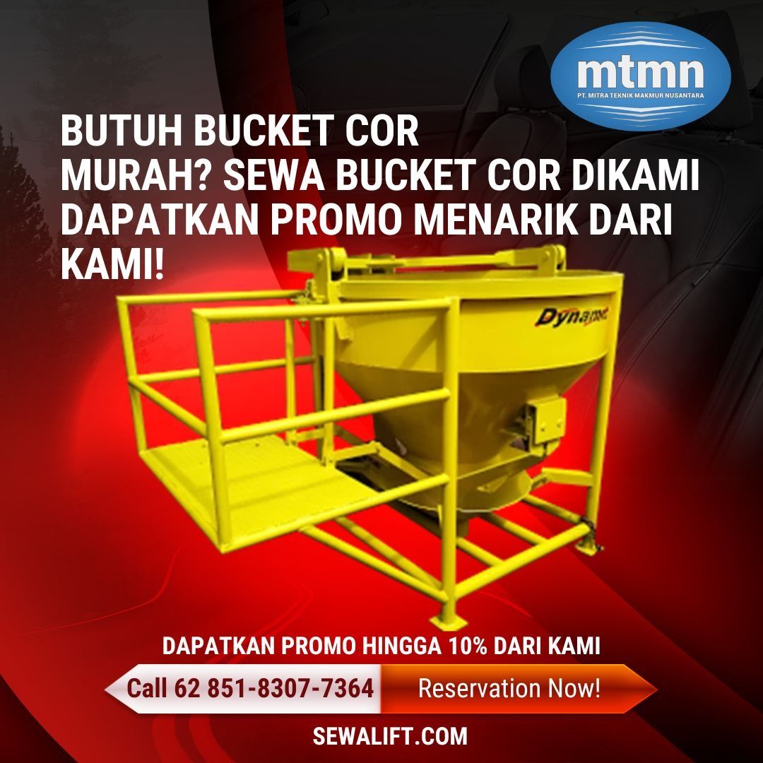 Sewa Bucket Cor 0,8 m3 untuk gedung bertingkat Jayapura Papua |WA ...