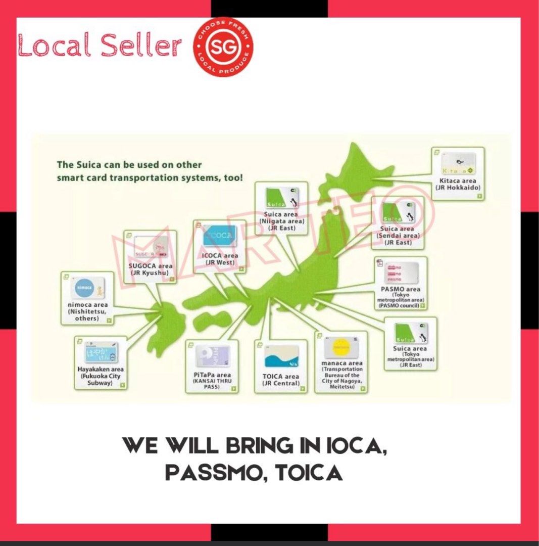 [SG Ready Stock] Hayakaken IC Card for Japan Transportation Train Bus ...