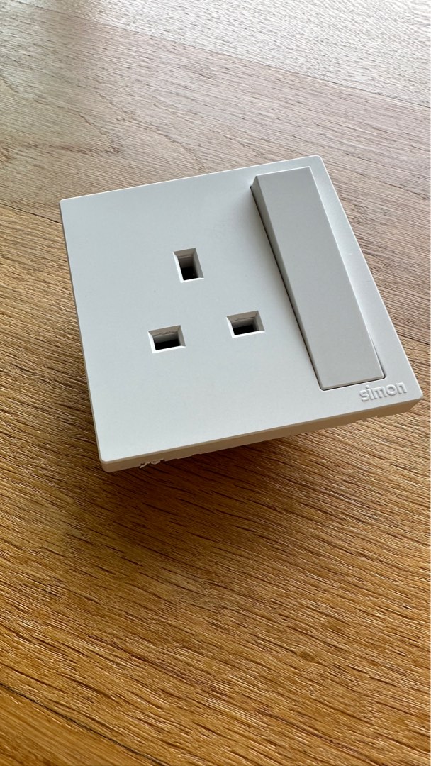 Simon Multi Standard Socket with Switch, Furniture & Home Living ...
