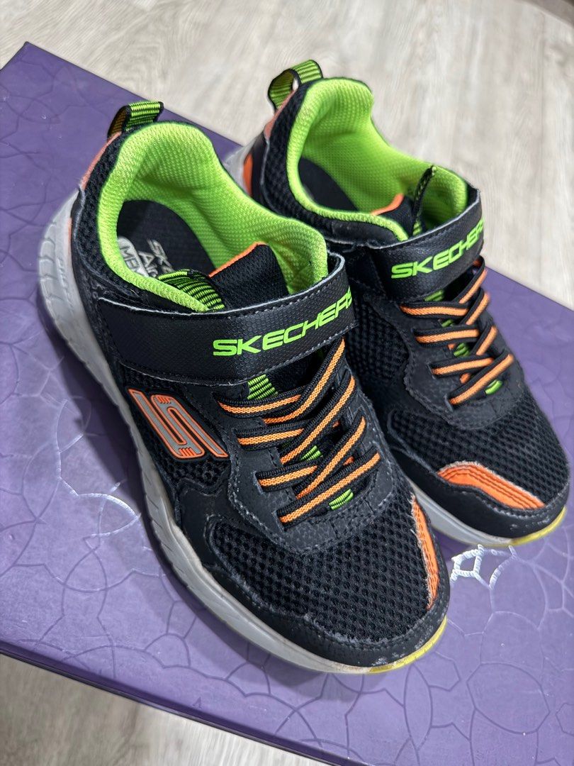 SKECHERS Boys Power Sonic Shoes, Babies & Kids, Babies & Kids Fashion ...
