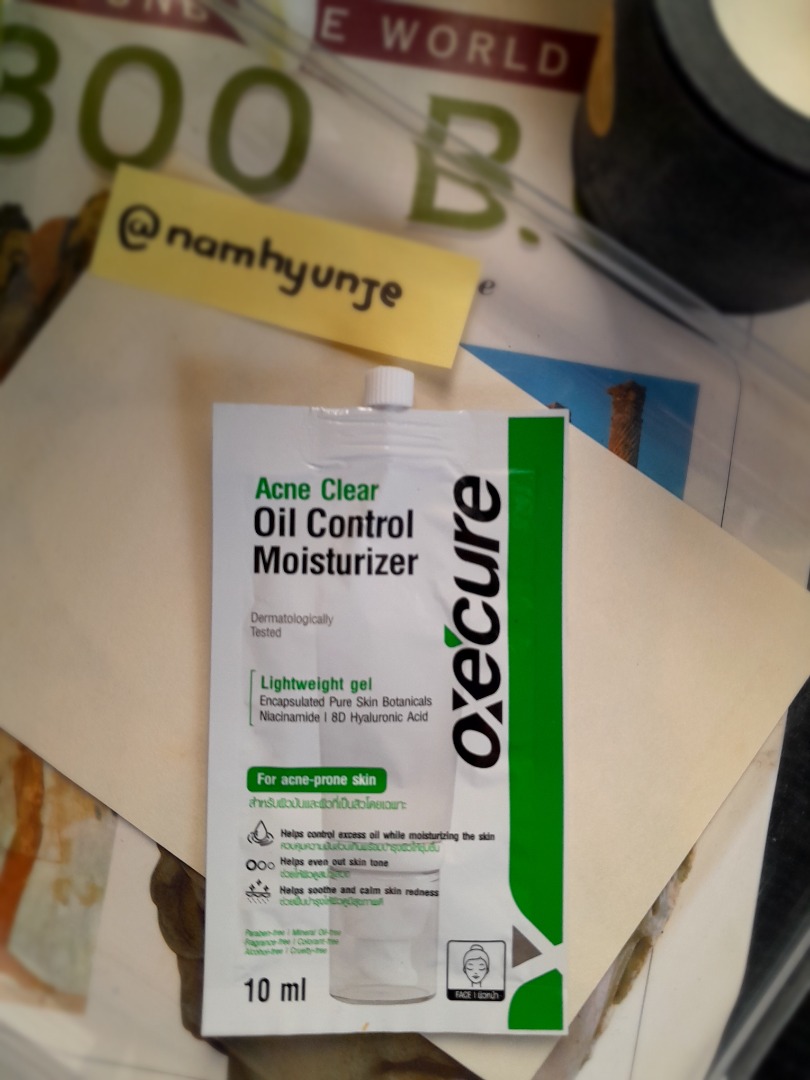 [Skincare] Oxecure Acne Clear Oil Control Moisturizer 10ml ...