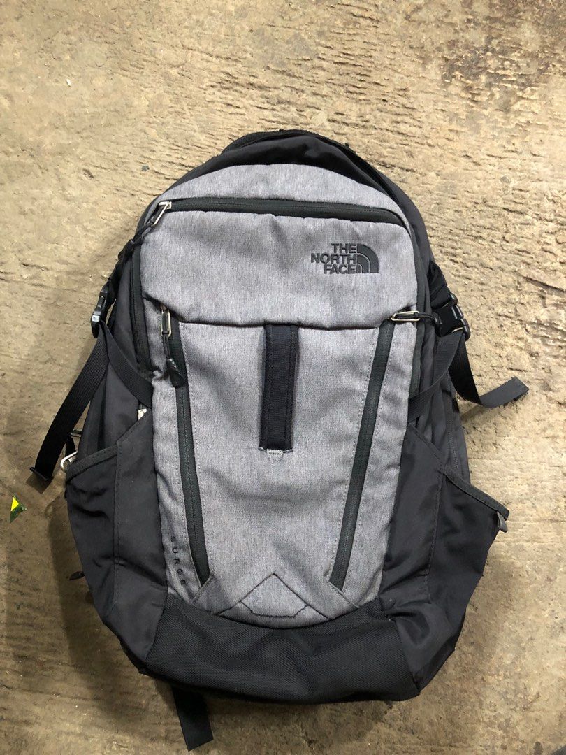 The north face surge Backpack almost new condi, Men's Fashion, Bags ...