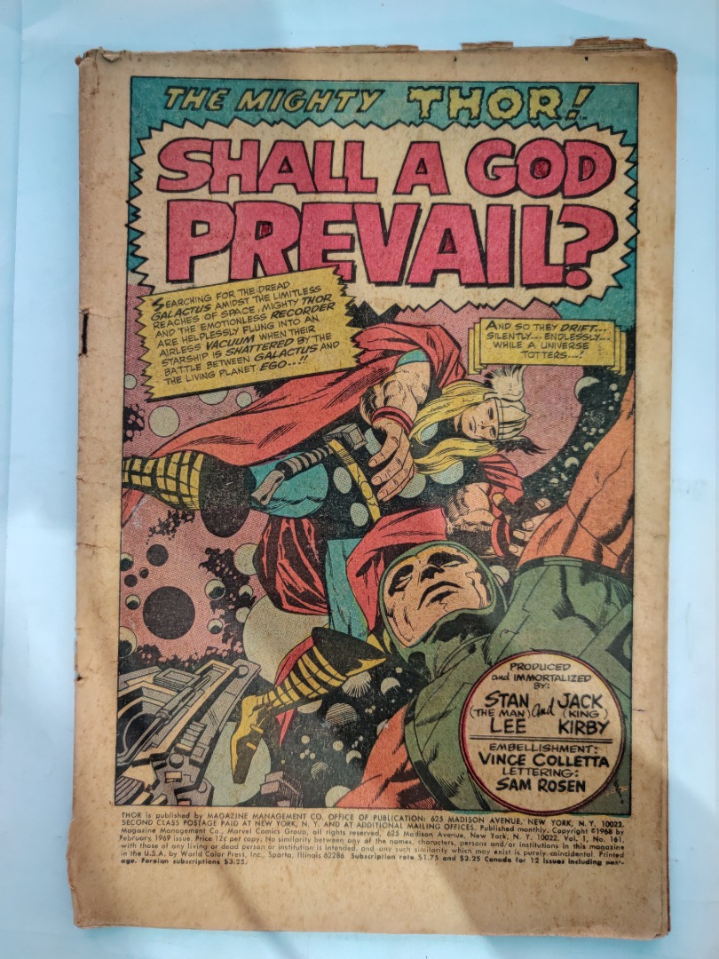 Thor Vol. 1 (1966) #161, Hobbies & Toys, Books & Magazines, Comics ...