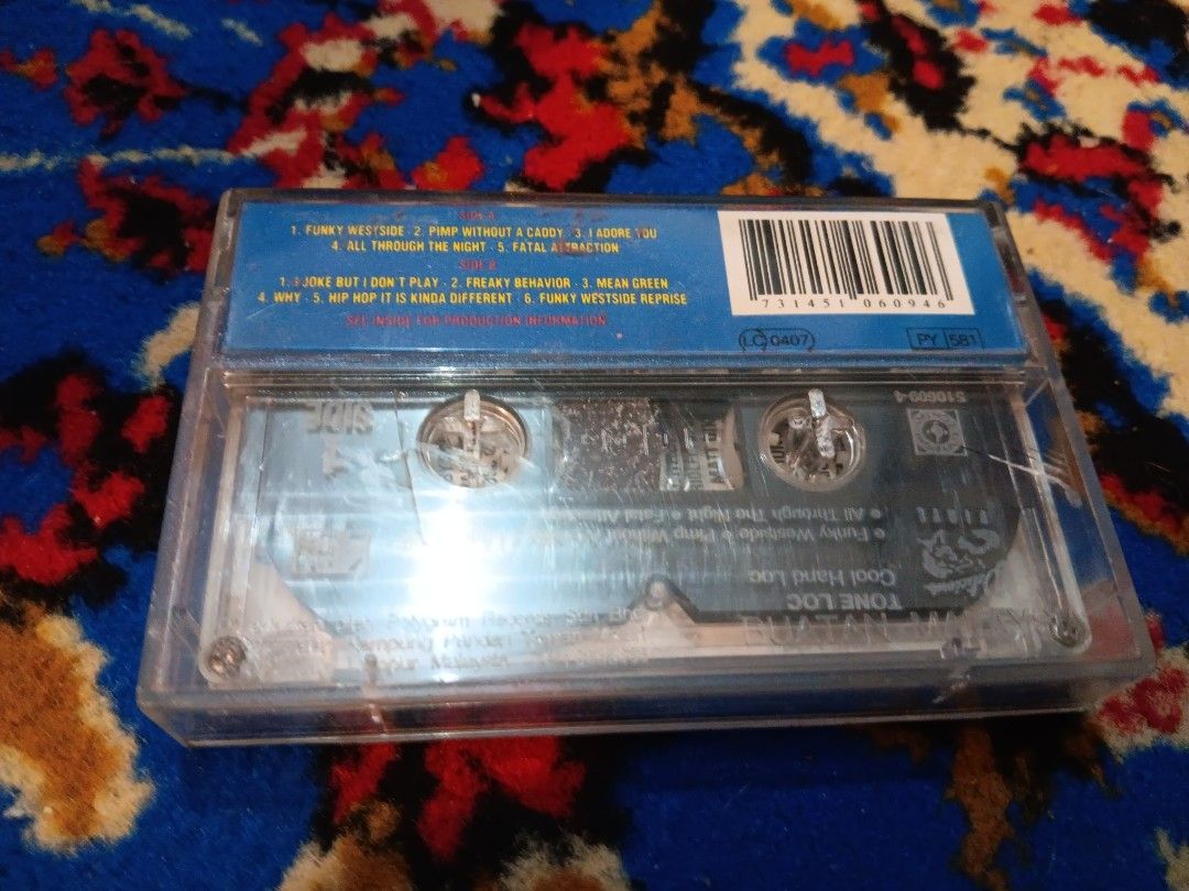 TONE LOC COOL HAND KASET TAPE CASSETTE HIP HOP, Hobbies & Toys, Music ...