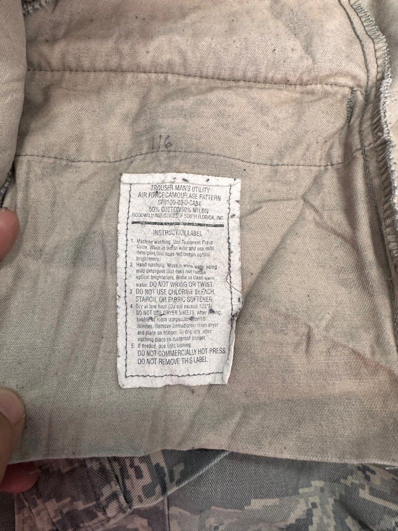 US Air force Military Propper ABU Pants Trousers Men's. Kain Cotton ...