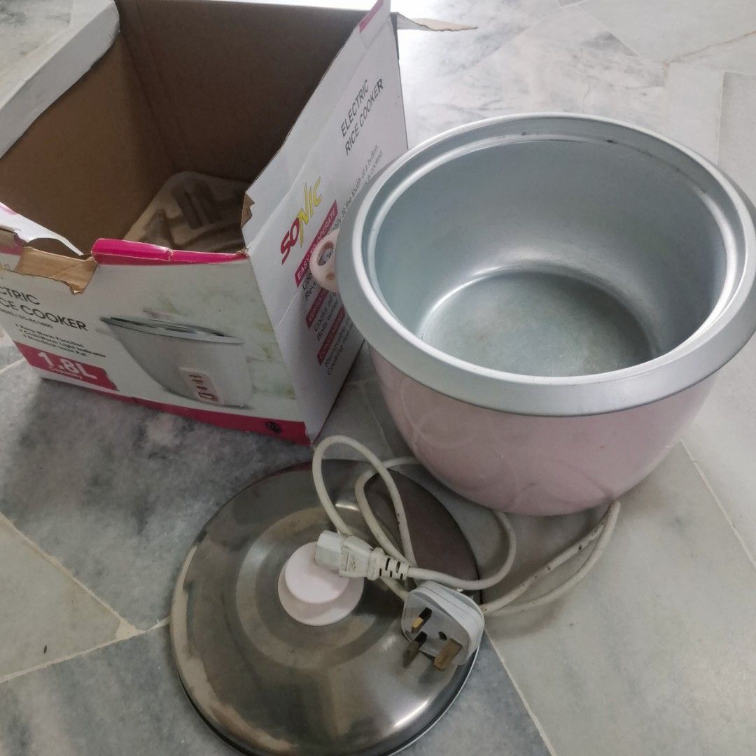 [USED] SONIC ELECTRIC RICE COOKER ( 1.8 LITER ), TV & Home Appliances ...