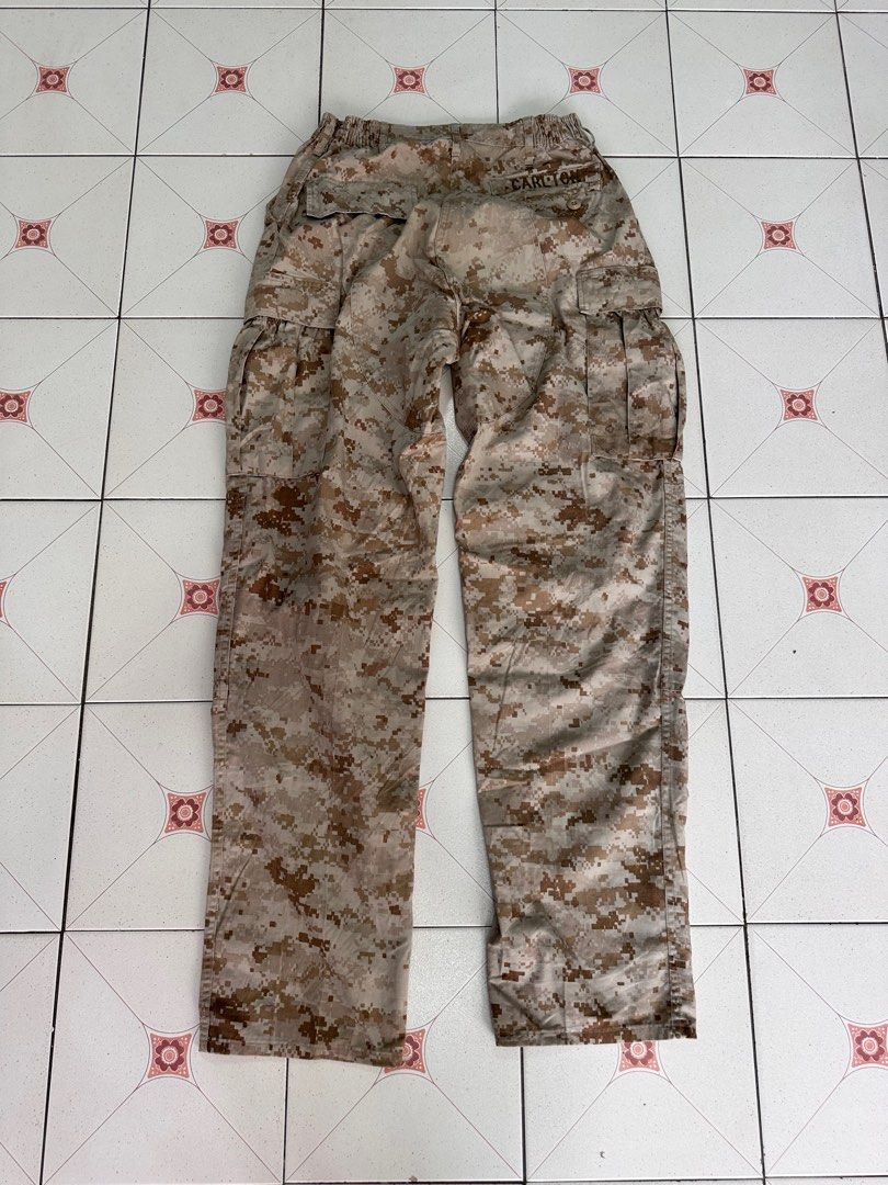 USMC Marine Corps - DESERT Digital MARPAT MCCUU Trousers Pants - MEDIUM ...