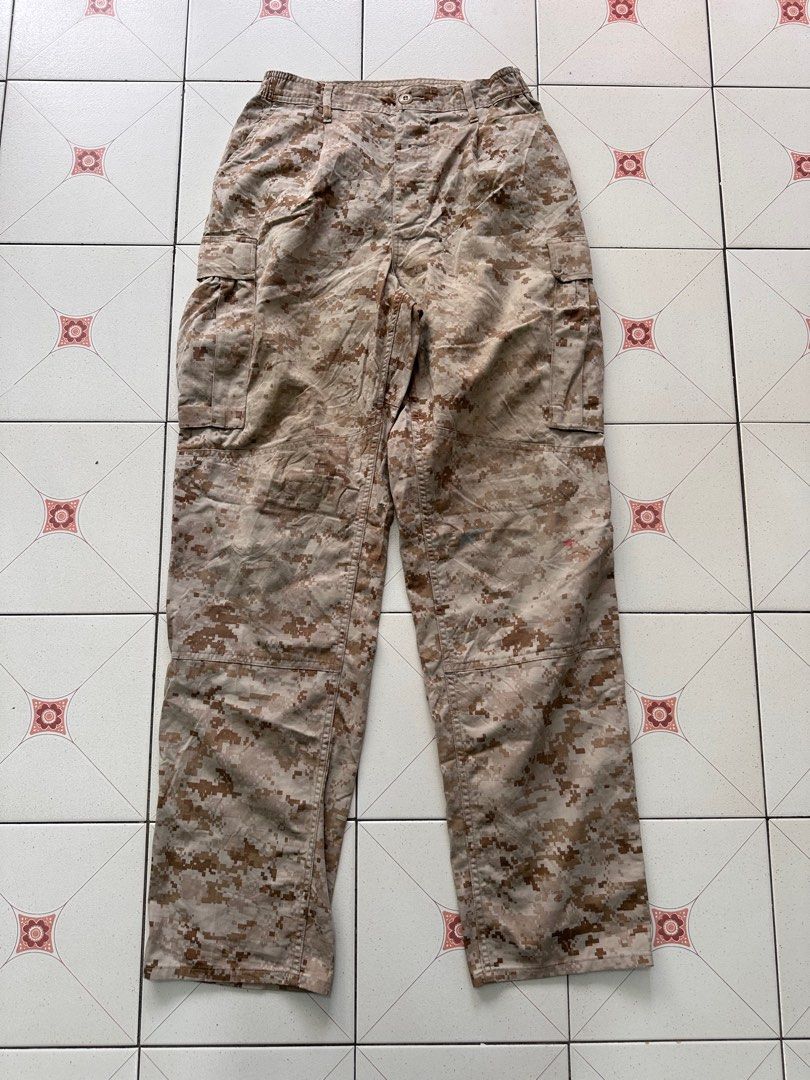 USMC Marine Corps - DESERT Digital MARPAT MCCUU Trousers Pants - MEDIUM ...