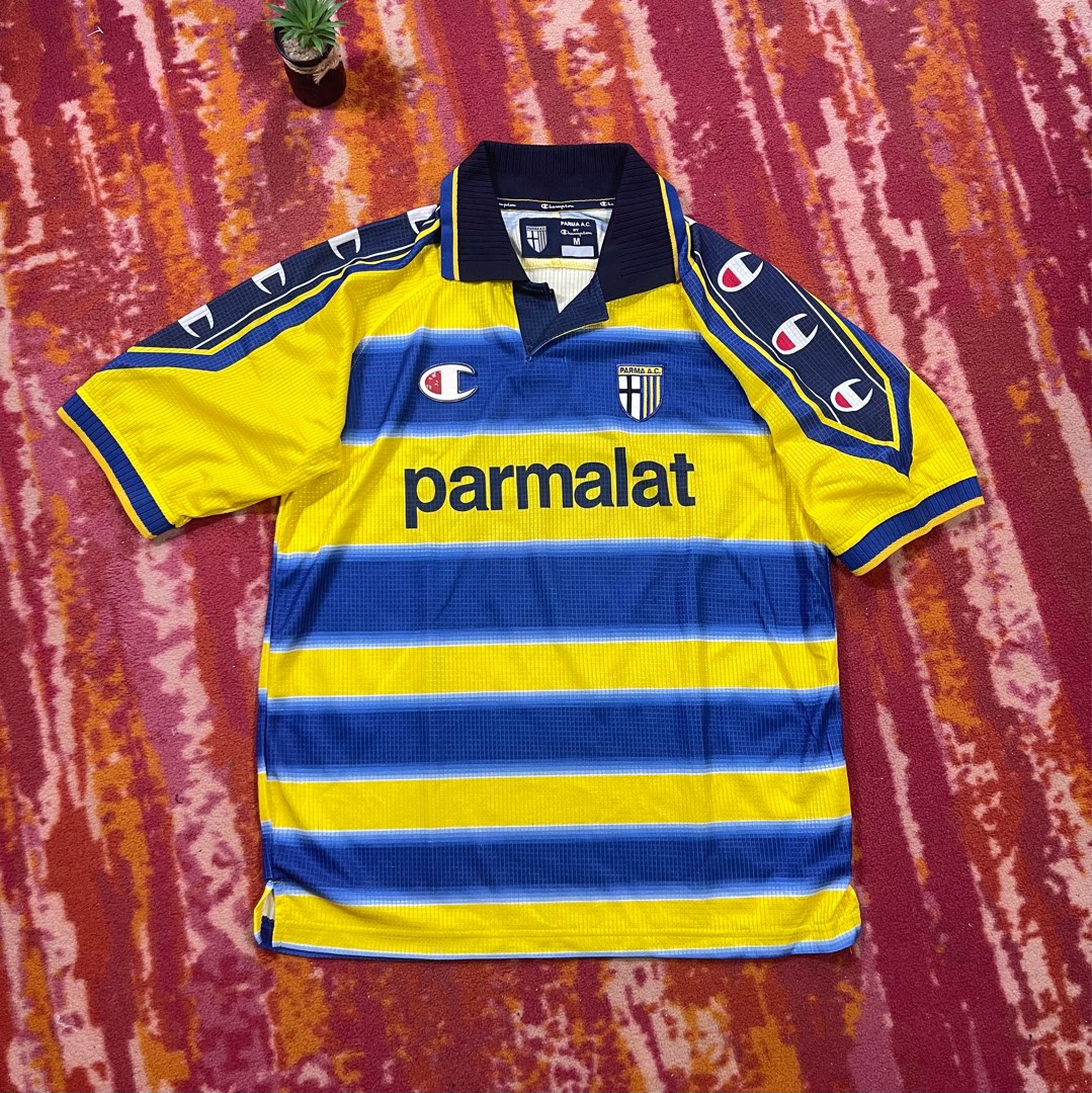 Vintage 1999 Parma AC #10 Nakata Champion Jersey, Men's Fashion ...