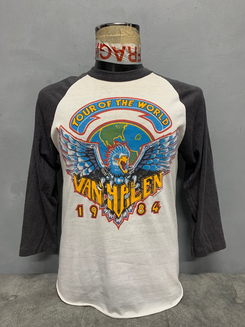 VINTAGE 3q VAN HALEN 1984, Men's Fashion, Tops & Sets, Tshirts & Polo ...