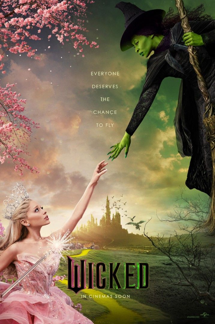 WICKED (2024) Movie Poster 2-Sided Original International 27"x 40" (Teaser), Hobbies & Toys ...