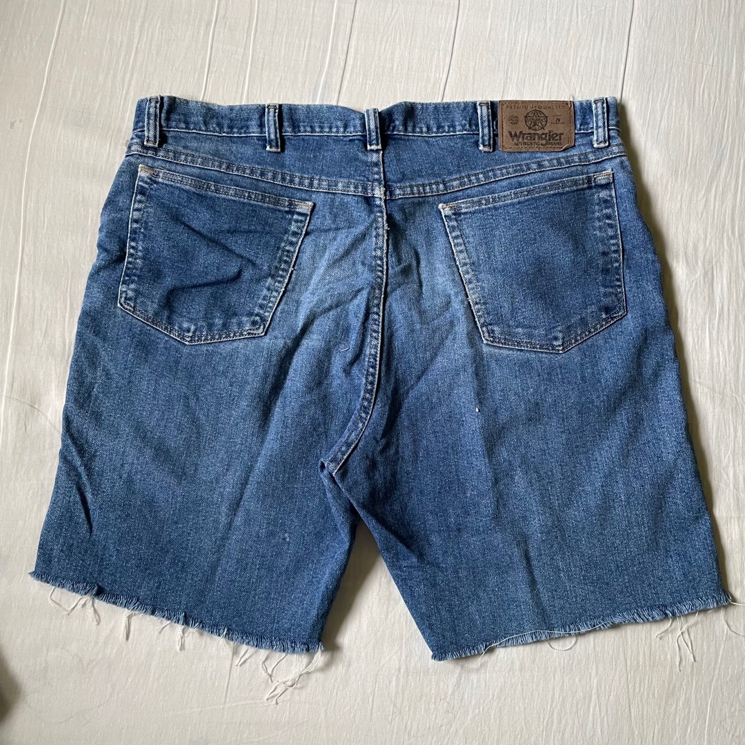 Wrangler Jorts (cut), Men's Fashion, Bottoms, Shorts on Carousell