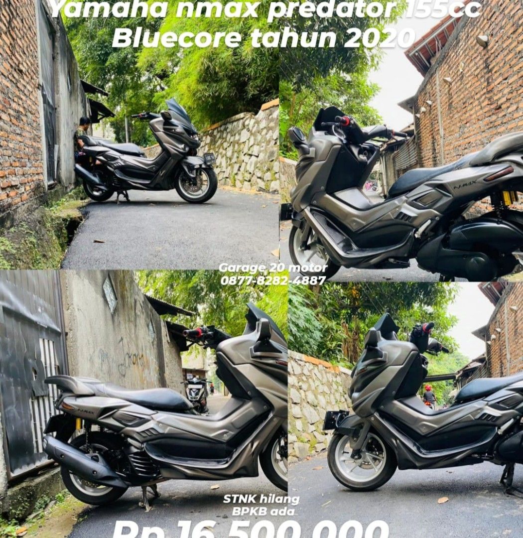 Yamaha Nmax Predator 155cc Stnk Hilang Tahun 2020, Motor di Carousell