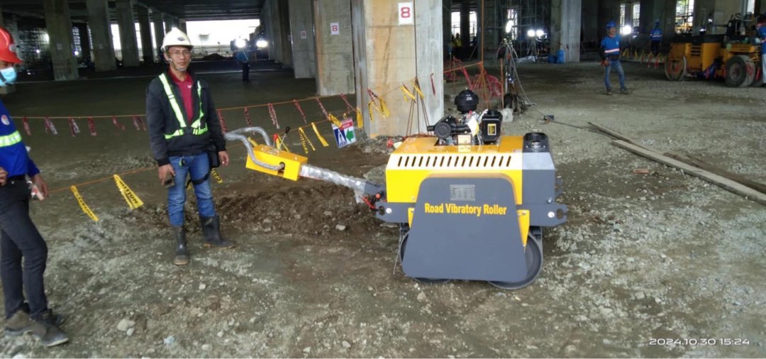 YAMATO WALK BEHIND VIBRATORY ROLLER (MINI PISON) 600KG, Commercial ...