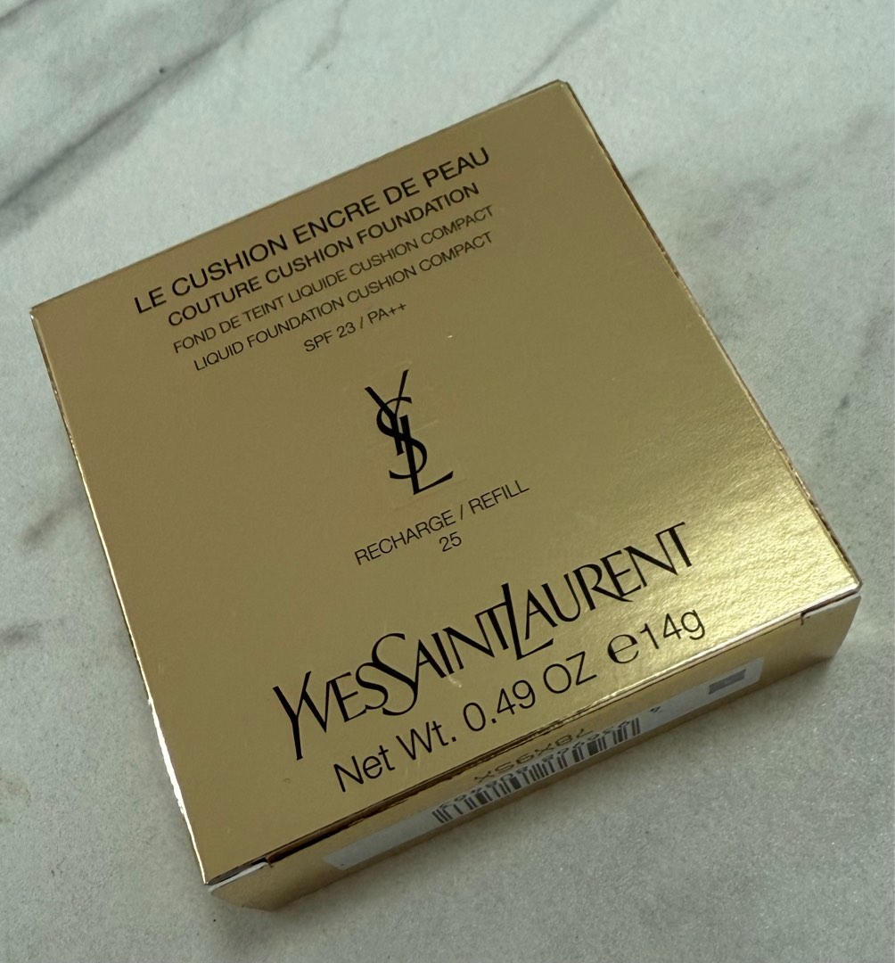 YSL LIQUID FOUNDATION CUSHION COMPACT #25 REFILL 14g, 美容＆個人護理, 健康及美容 - 皮膚護理, 化妝品 - Carousell