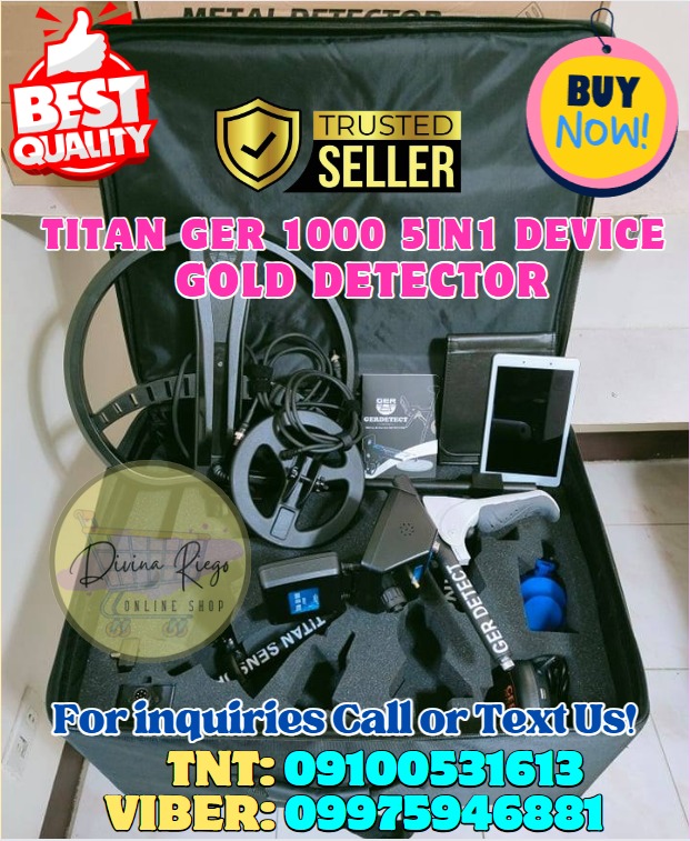 2,500 FRONT RANGE TITAN GER 1000 RADAR 5 IN 1 DEVICE GOLD DETECTOR ...