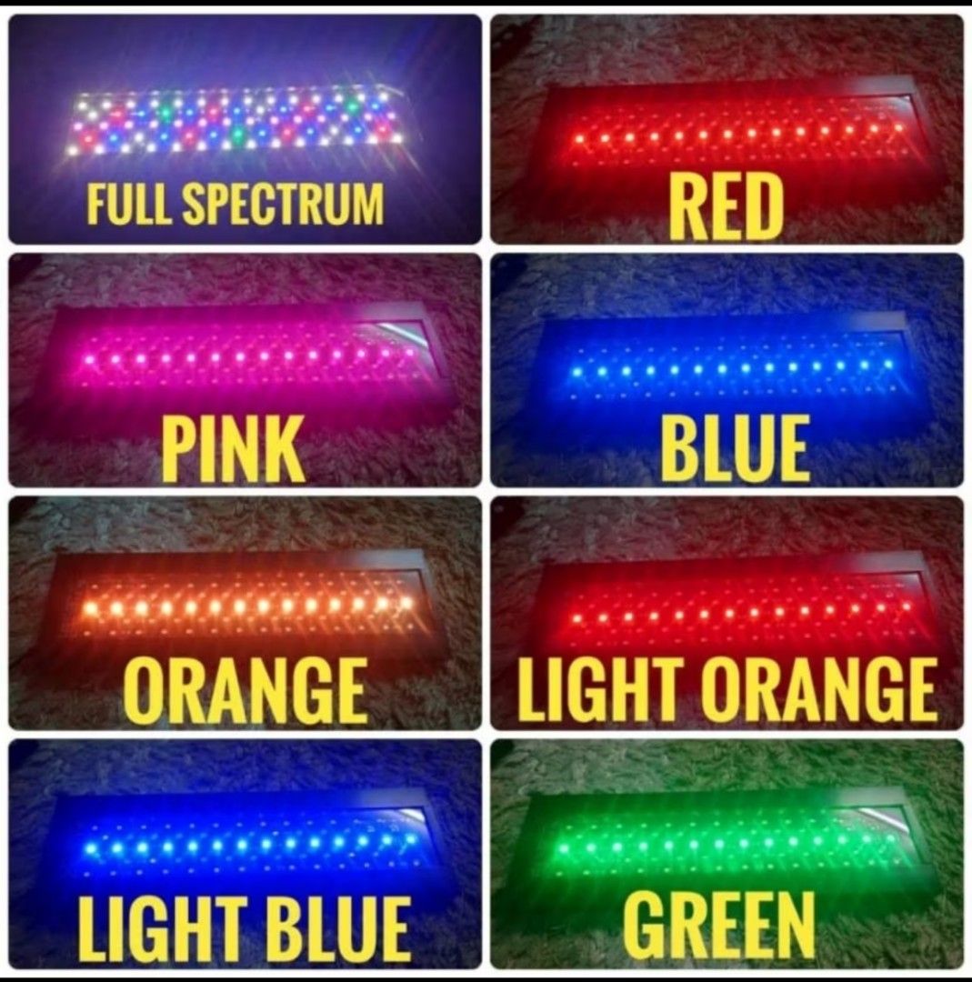 AQUARIUM LIGHT FRESHWATER WITH SUNSET SUNRISE TIMER SYSTEM/LAMPU ...