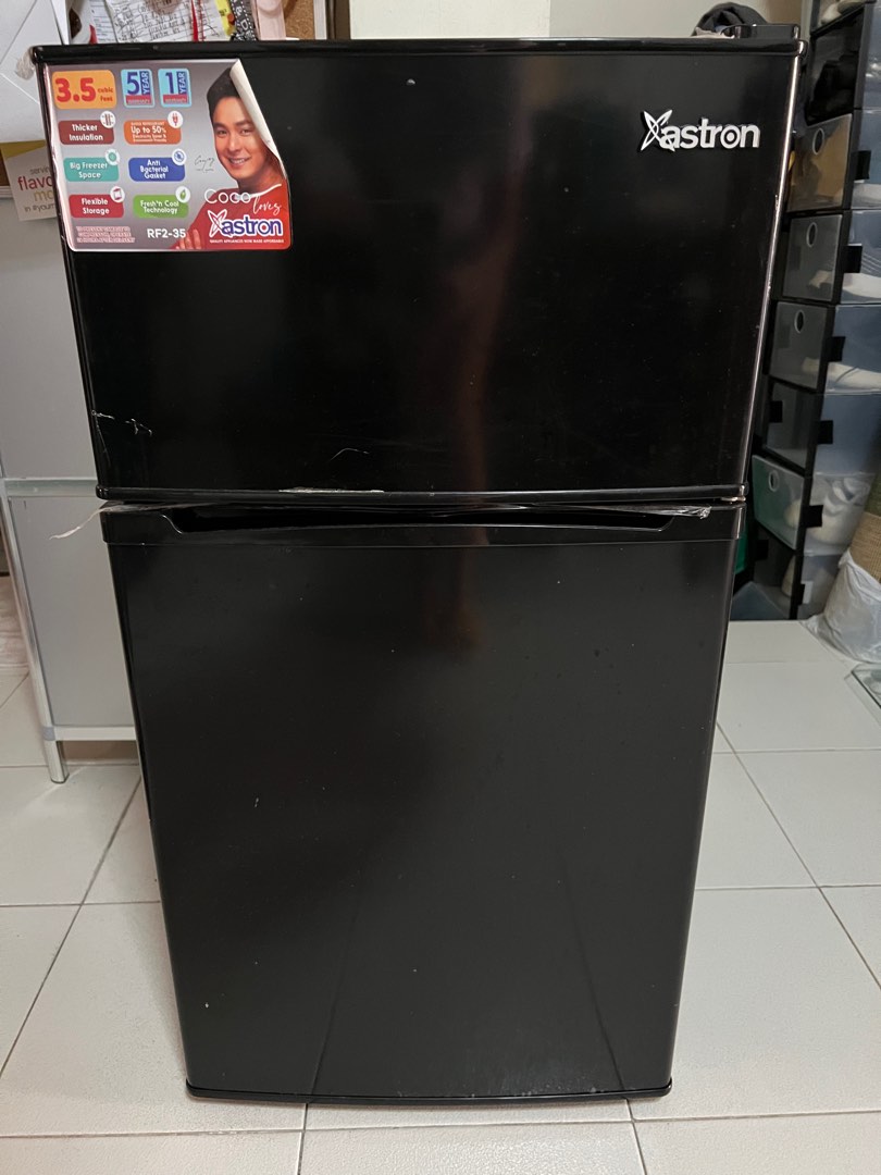Astron Two Door Refrigerator 3.5cubic ft, TV & Home Appliances, Kitchen ...