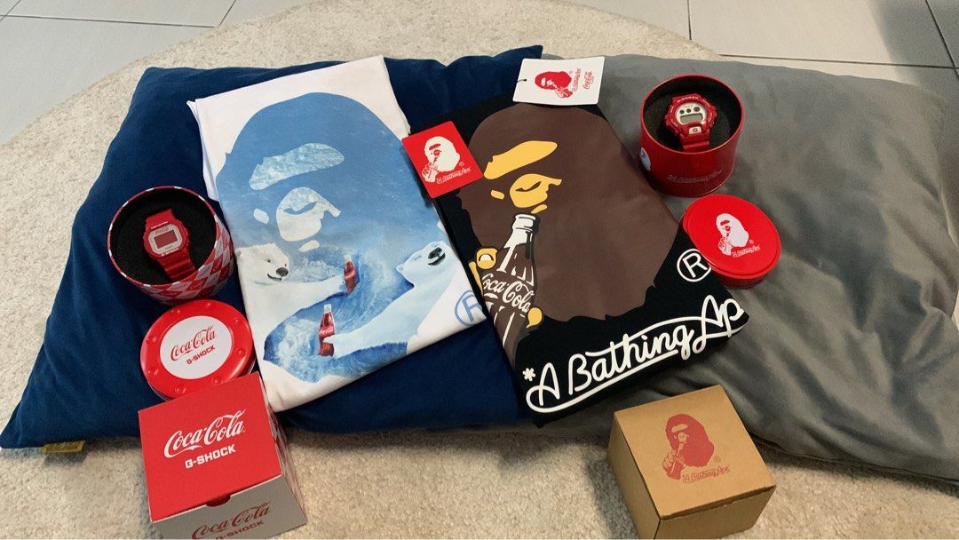 Bathing Ape x Coca cola, Men's Fashion, Activewear on Carousell