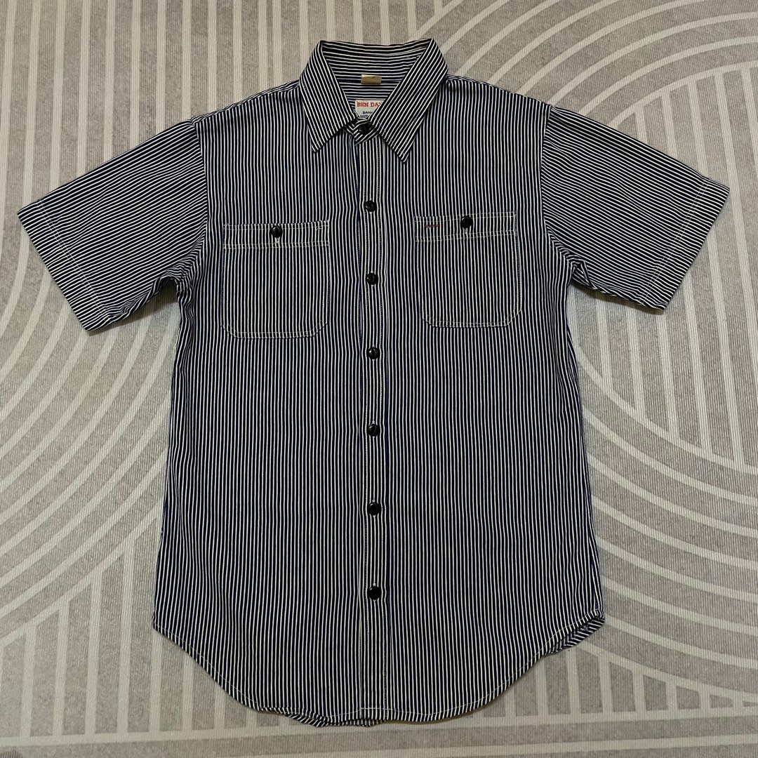 Ben Davis work shirt sanforized saiz M, Men's Fashion, Tops & Sets ...