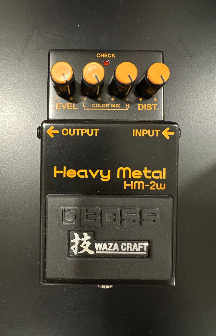 BOSS HM-2w - WAZA CRAFT - Heavy Metal Distortion Pedal / Swedish death ...