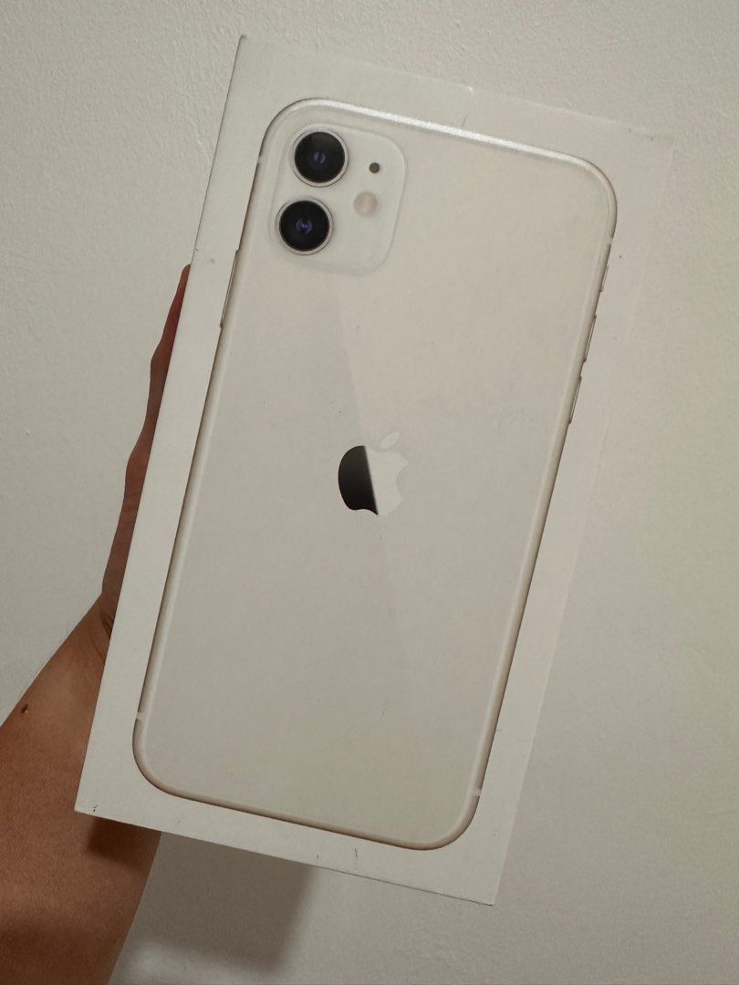 [BOX ONLY] iPhone 11, White, 128GB, Mobile Phones & Gadgets, Mobile ...