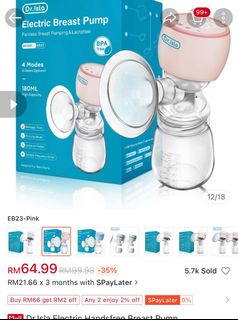 Breastpump Dr Isla, Babies & Kids, Nursing & Feeding, Breastfeeding ...