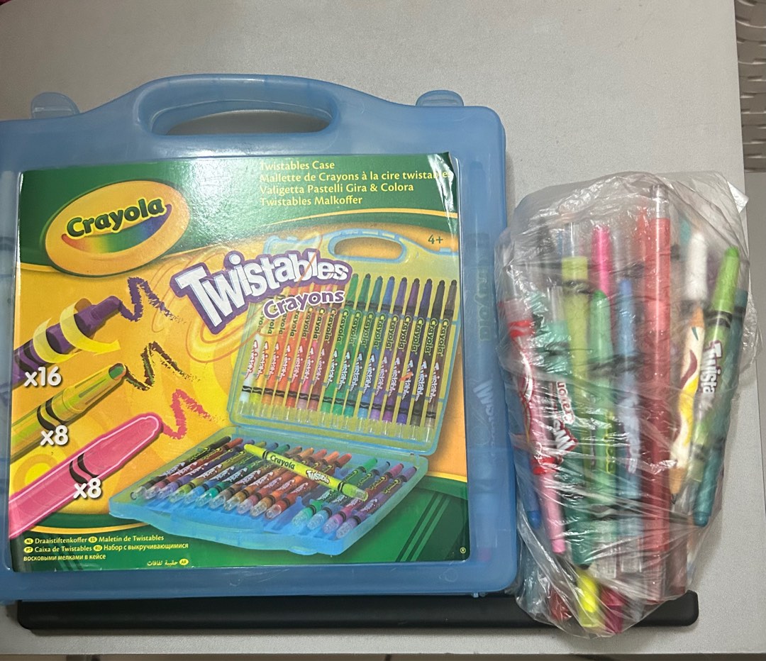 Bundle 70pcs Crayola Twistable Crayons Mini and Pencil, Hobbies & Toys ...