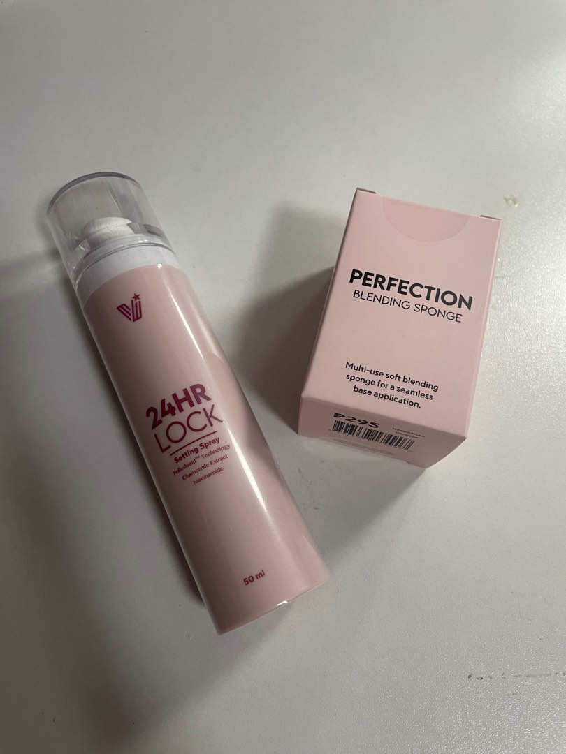 (BUNDLE) Vice Cosmetics 24HR Lock Setting Spray + Perfection Blending ...