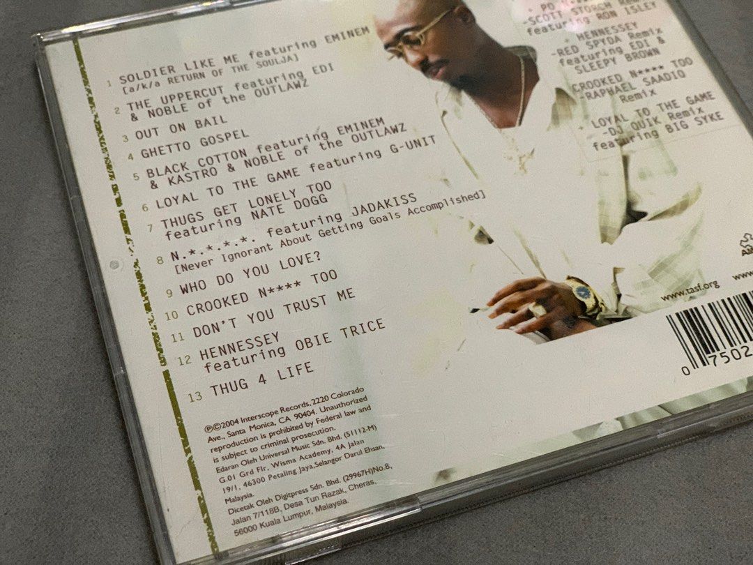 CD 2pac Tupac, Hobbies & Toys, Music & Media, CDs & DVDs on Carousell