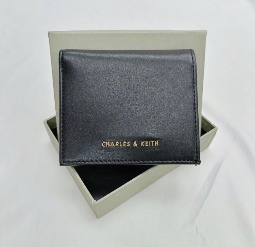 [FULL SET] Charles and Keith Small Women Wallet + Gift Box + Paperbag ...