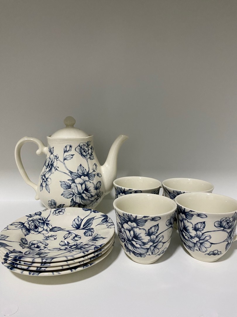 Clayton Tea Set, Furniture & Home Living, Kitchenware & Tableware ...