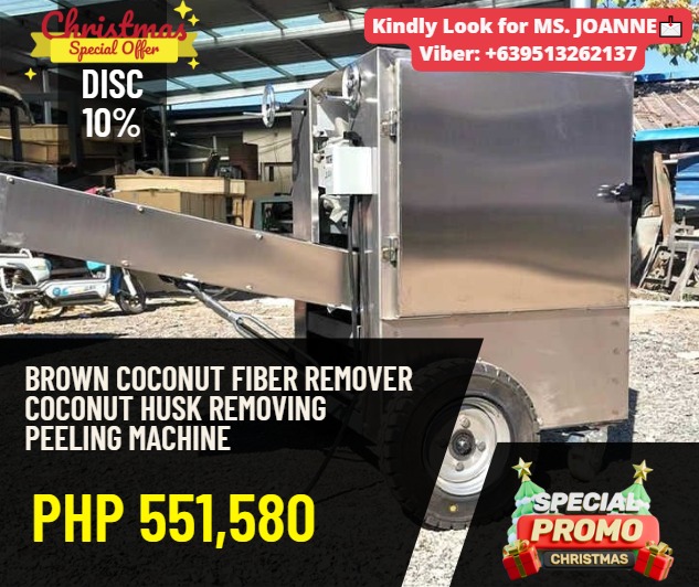 Coconut Fiber Remover Coconut Husk Removing Peeling Machine, Everything ...