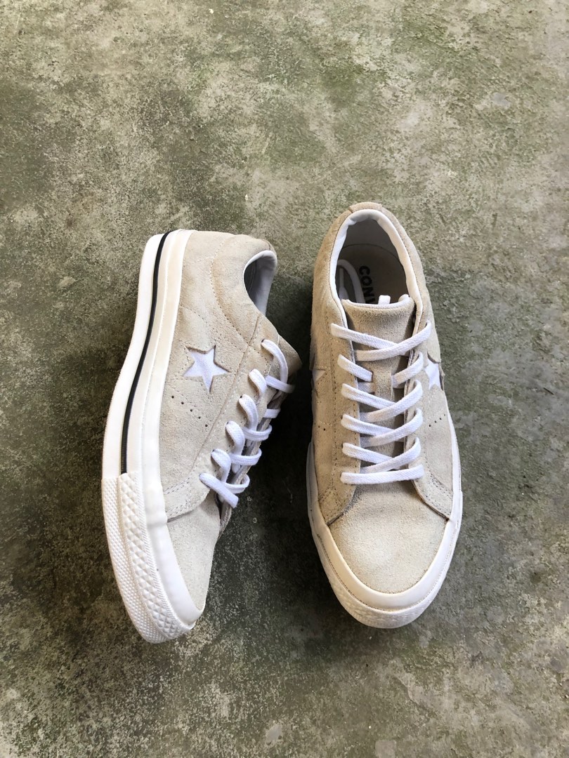 Converse 1 Star White Low, Women's Fashion, Footwear, Sneakers on Carousell