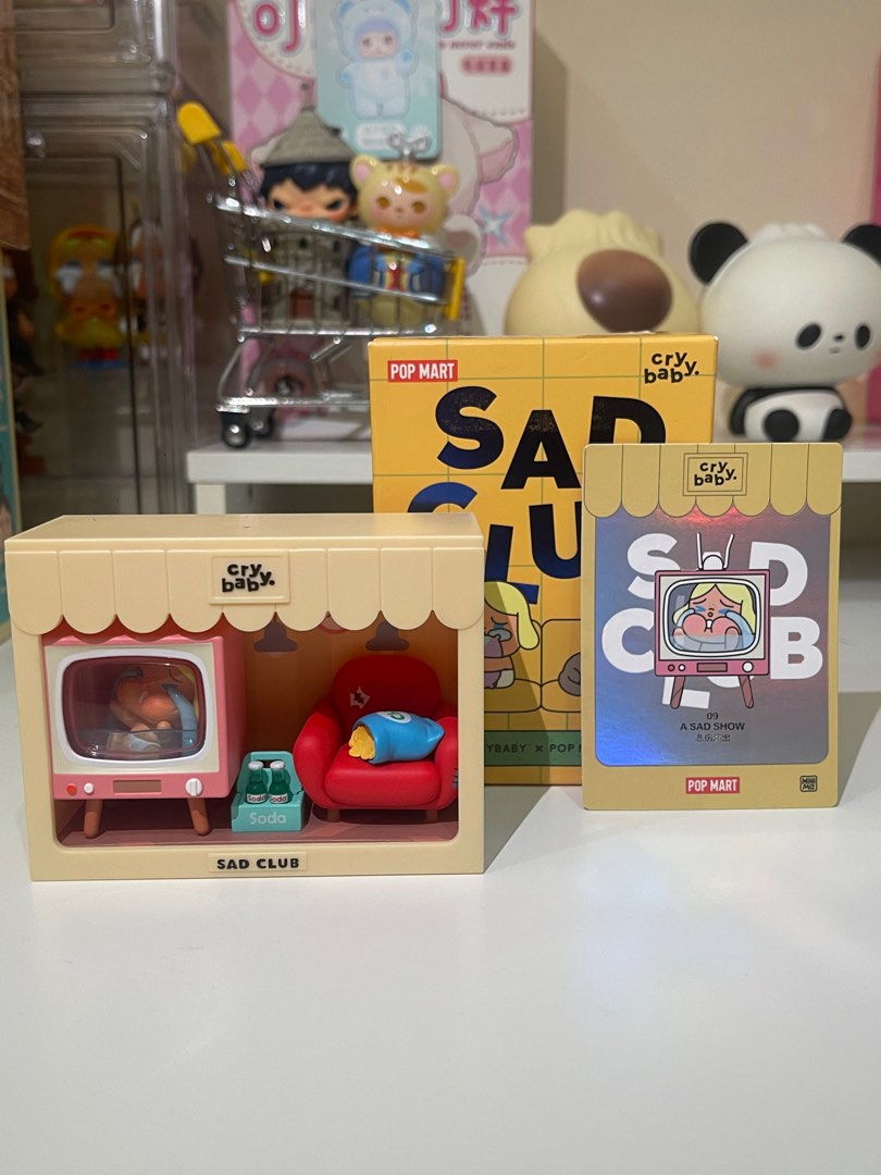 Cry Baby Sad Club Scene Secret Popmart, Hobbies & Toys, Toys & Games on ...