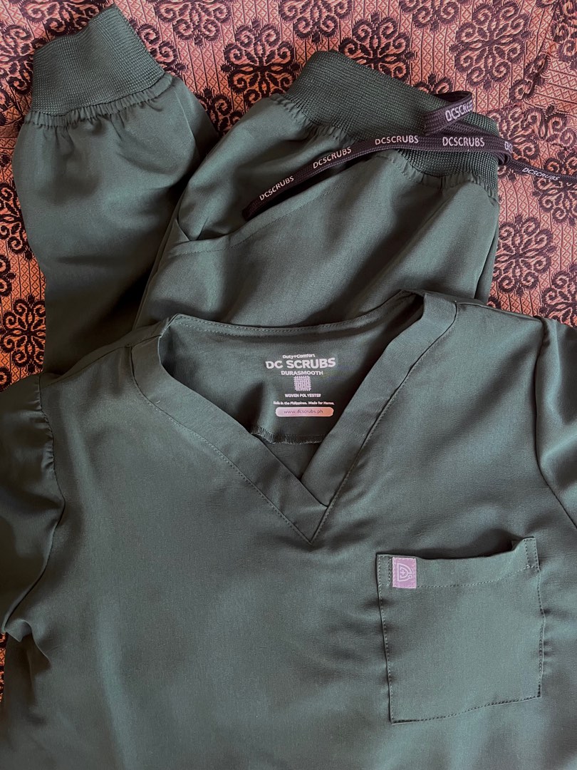 DC Scrubs in dark green, Women's Fashion, Dresses & Sets, Sets or ...
