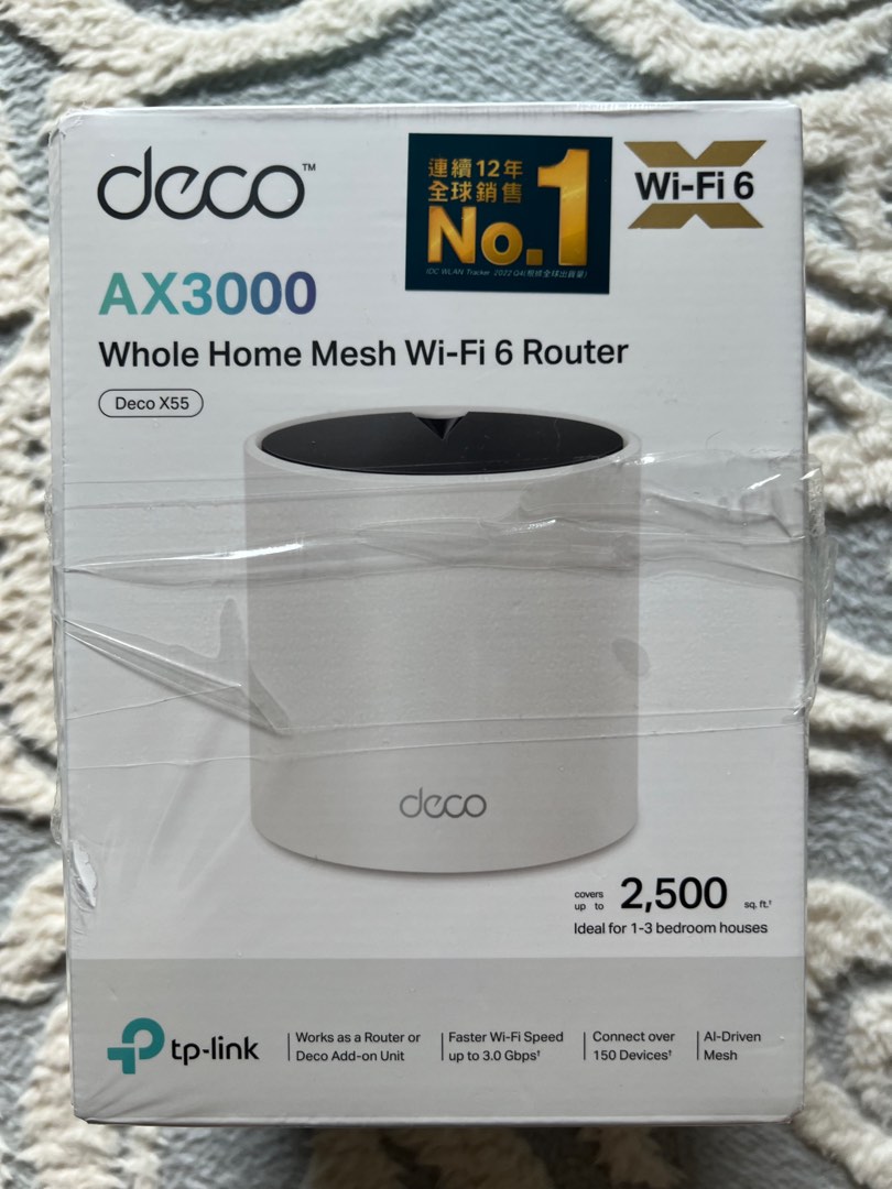DECO AX3000 home mesh wifi 6 router, 電腦＆科技, 商務用科技產品 - Carousell