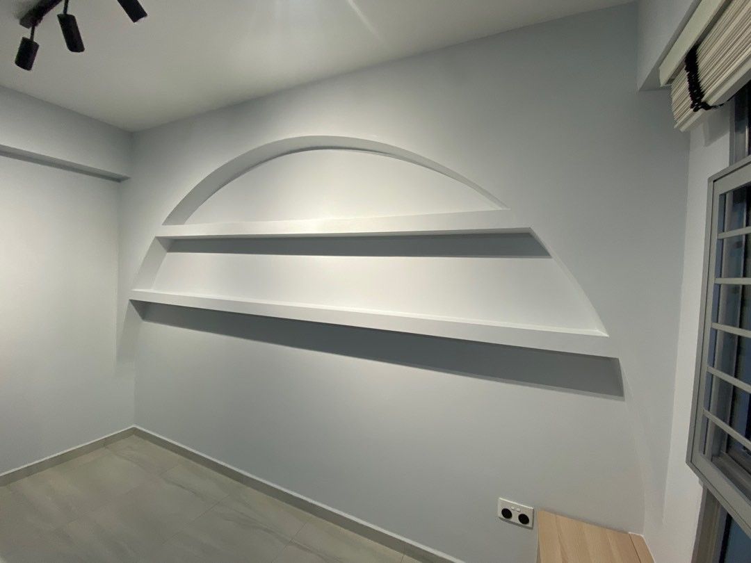 Designing Partition Wall|L-Box installation|Dry wall|Wall box up ...