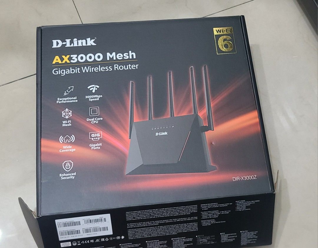 Dlink AX3000 MESH WIRELES WIFI6, TV & Home Appliances, Other Home ...