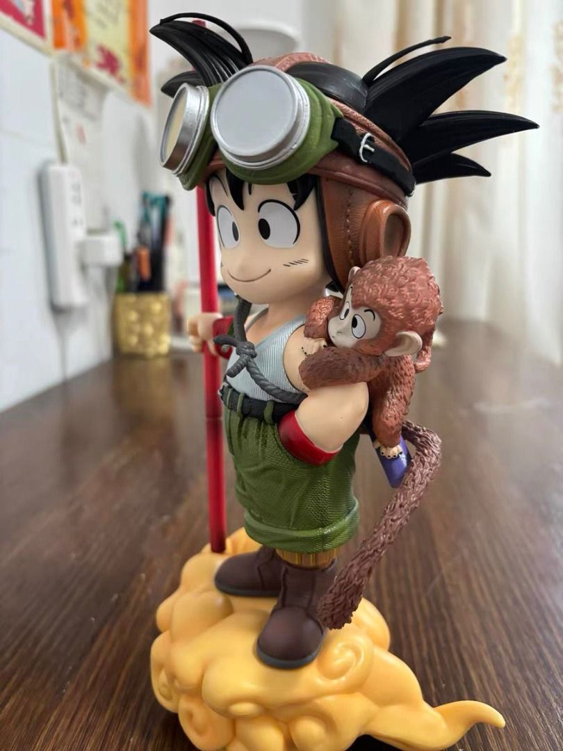 Dragon Ball GK Monkey Goku Original Color Model Cute Ornament Handmade ...