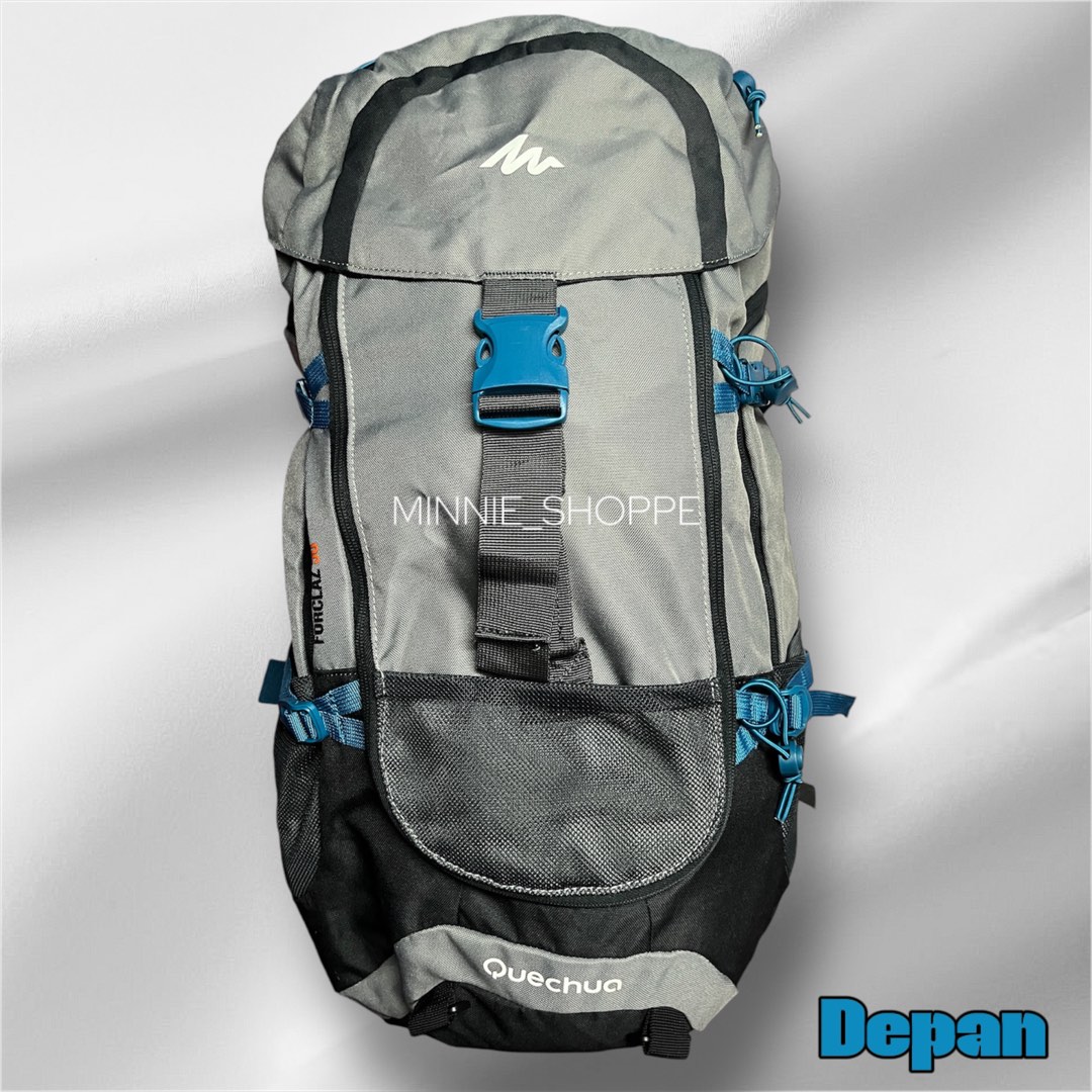 Forclaz 50L Backpack - Grey, Sports Equipment, Hiking & Camping on ...