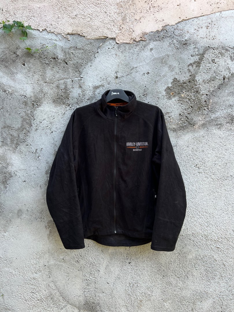 HARLEY DAVIDSON FLEECE JACKET, Men's Fashion, Coats, Jackets and ...