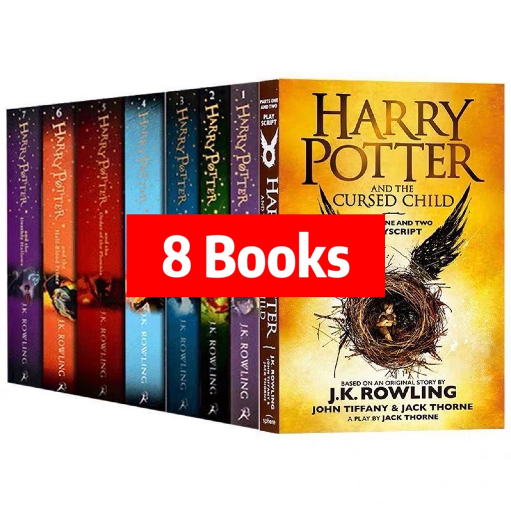Harry Potter Complete Set Children Story Books and the Cursed Child by ...