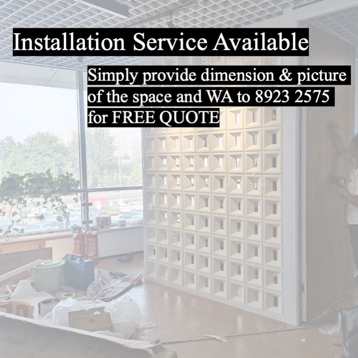 Hollow Brick Wall Panel Entrance Divider Living Room Divider Feature ...