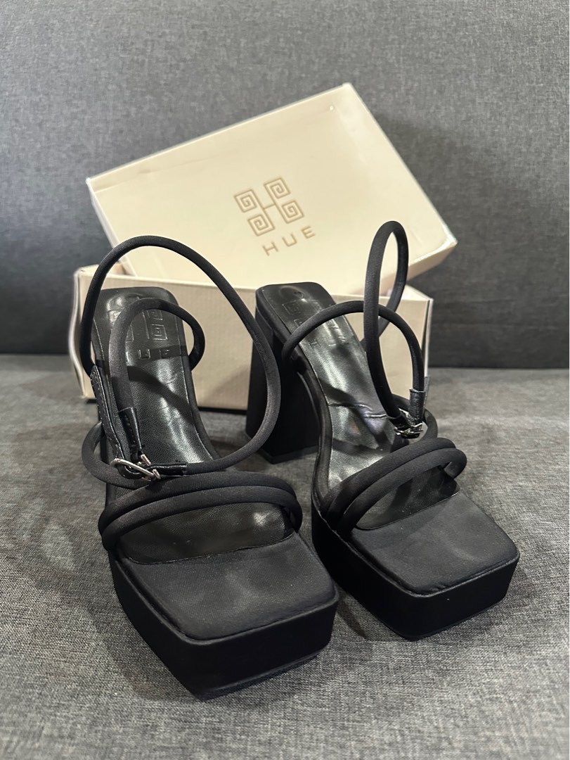 HUE Manila - Nacola Noir Size 7, Women's Fashion, Footwear, Heels on ...