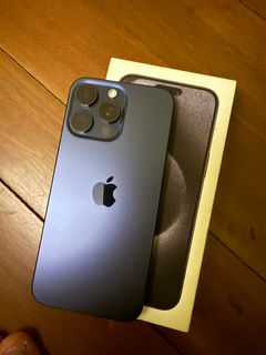 iPhone 15 Pro Max Blue Titanium 256GB, Mobile Phones & Gadgets, Mobile ...