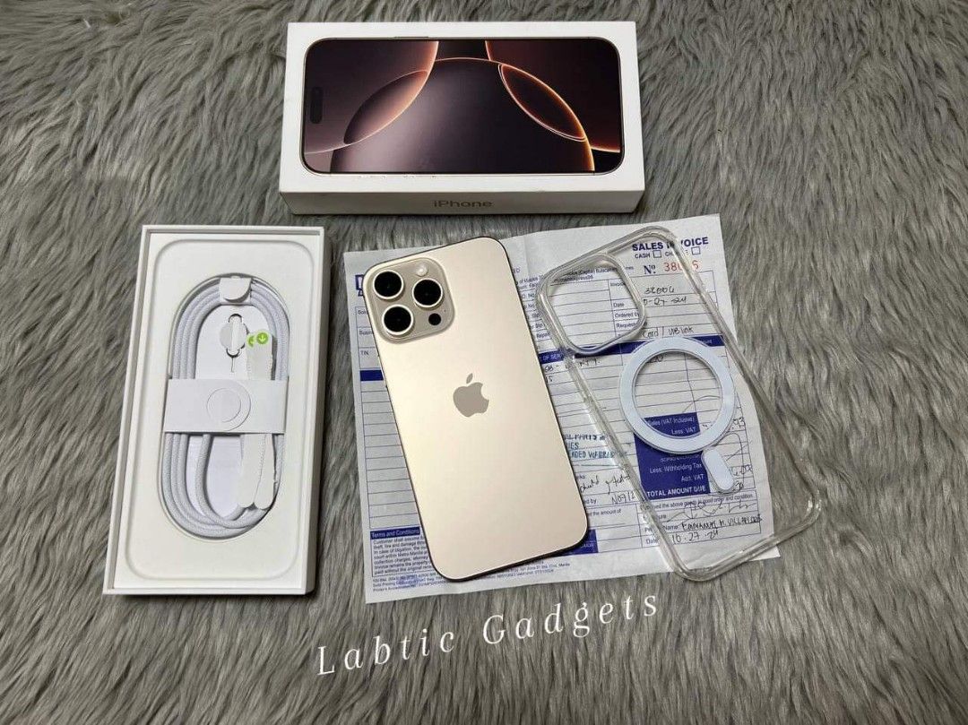 Iphone 16 pro max 256GB Desert Titanium 10days old Factory Unlocked NTC ...