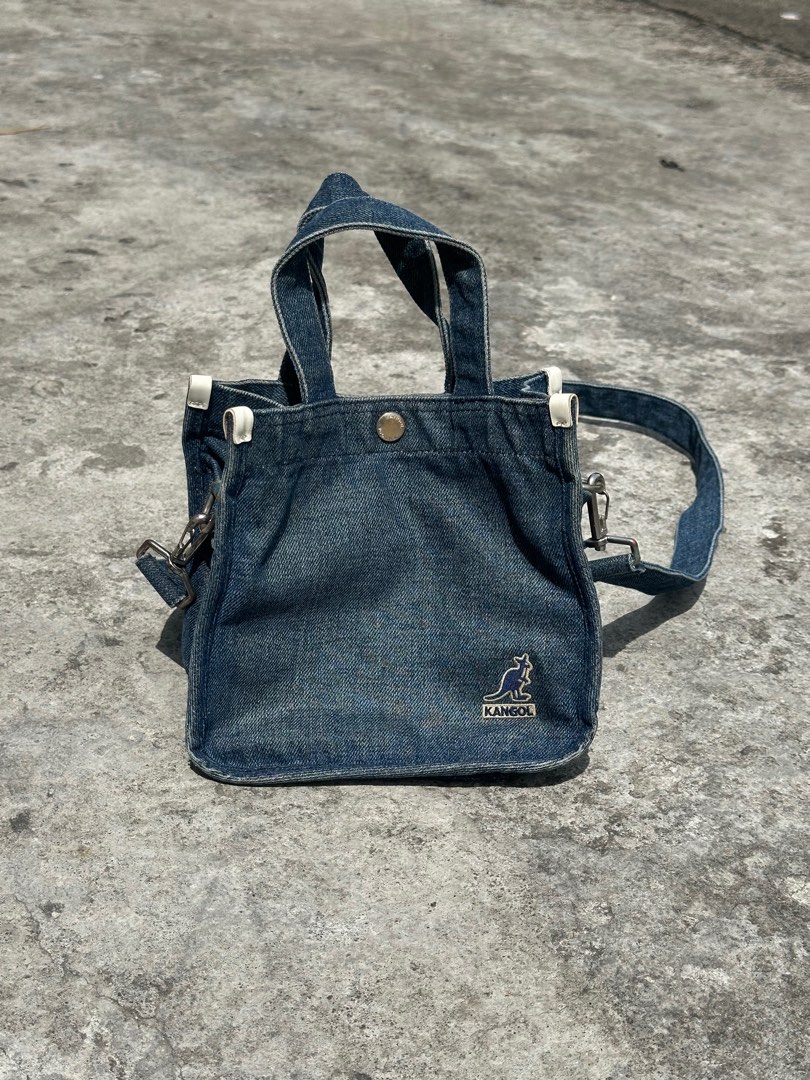 Kangol Denim sling bag, Men's Fashion, Bags, Sling Bags on Carousell